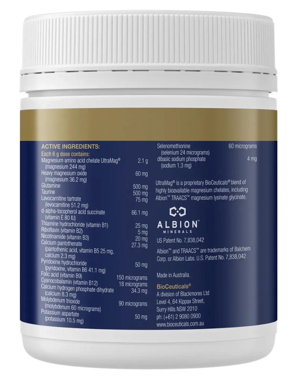 BioCeuticals Ultra Muscleze Orange 360g – Naturopathy Health Hub